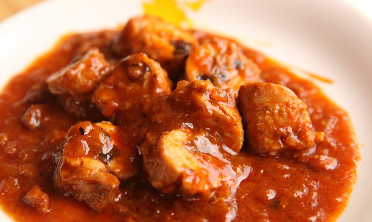 Chicken Morconitos in Chunky Menudo Sauce - Mama Sita's